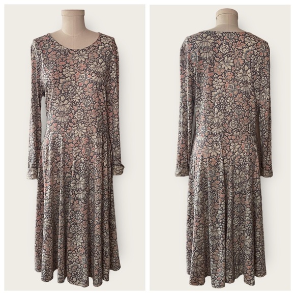 Peruvian Connection | Dresses | Peruvian Connection Floral Print Long ...